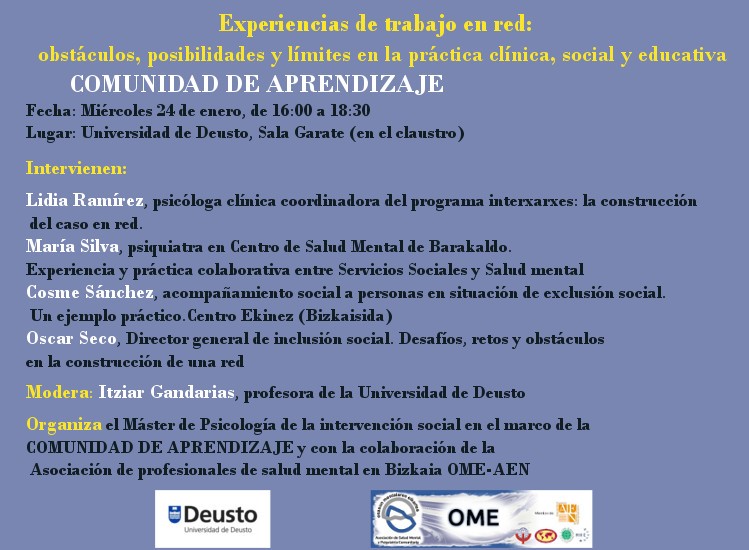 «Experiencias de trabajo en red: obstáculos, posibilidades y límites en ...